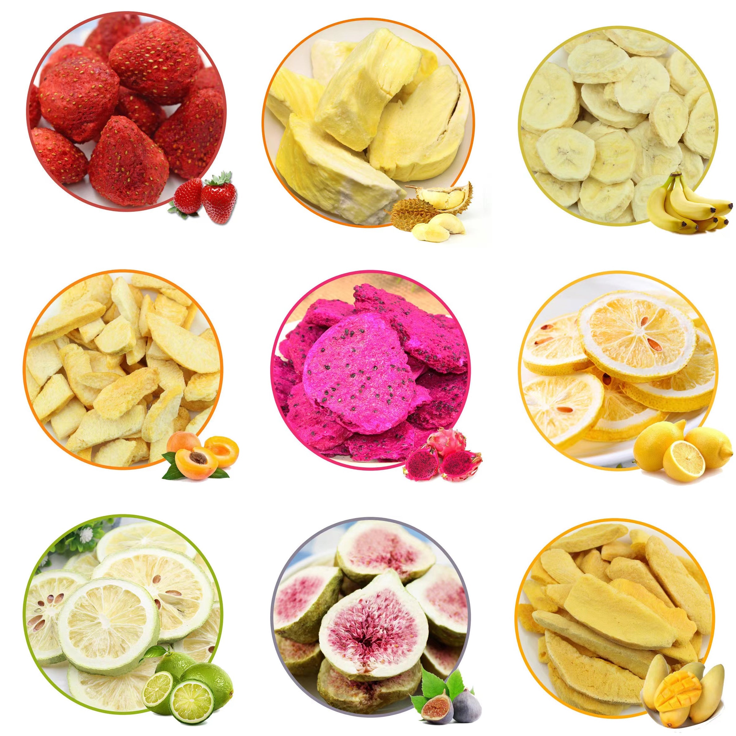 List of common freeze-dried fruit products – Fujian Lixing Foods Co ...